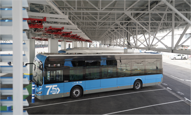 La EMT de Madrid estrena 52 puntos de carga inteligente por pantógrafo ...