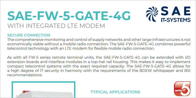 SAE-FW-5-GATE-4G de Lacroix • SMARTGRIDSINFO