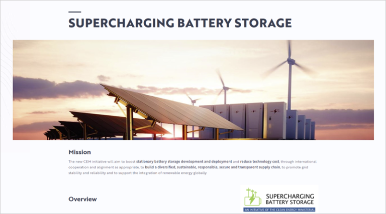 La iniciativa ‘Supercharging Battery Storage’ potenciará a nivel ...