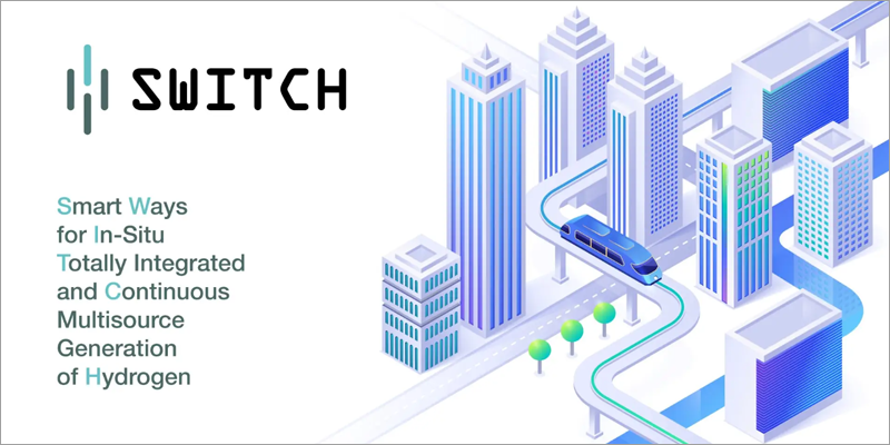El sistema SWITCH ofrece un suministro constante de hidrógeno renovable a partir de diversas ...