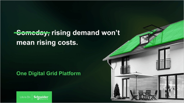 La plataforma One Digital Grid con IA de Schneider Electric está ...